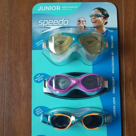 Speedo | Swim | Speedo Junior 3 Pack Swim Water Goggles Nwt | Poshmark